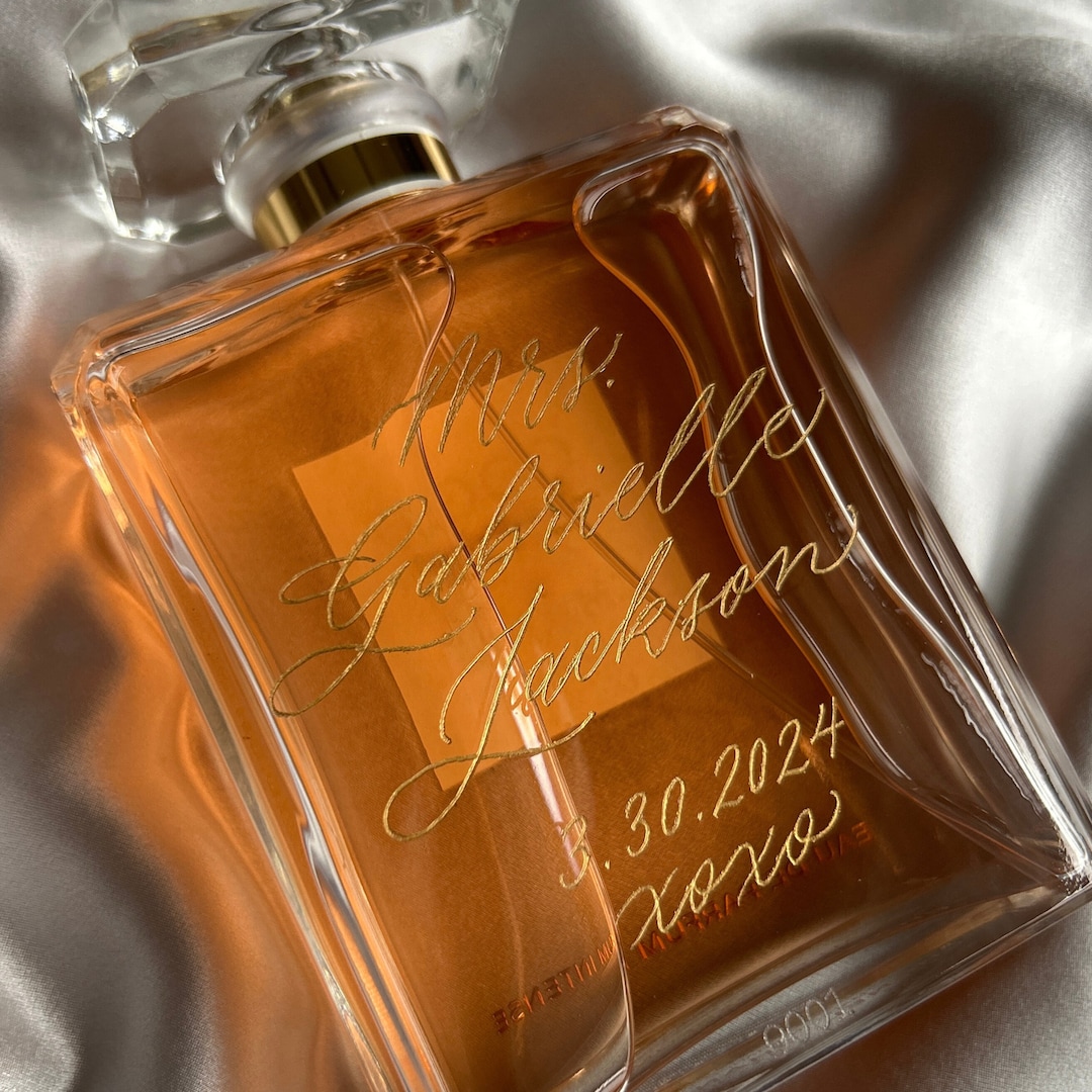 Engraved Perfume Bottle, Perfume Engraving Service, Personalized ...