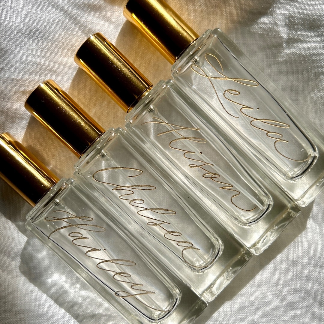 Custom Engraved Perfume Bottle, Gift From Bride, Bridesmaid Box Gift ...