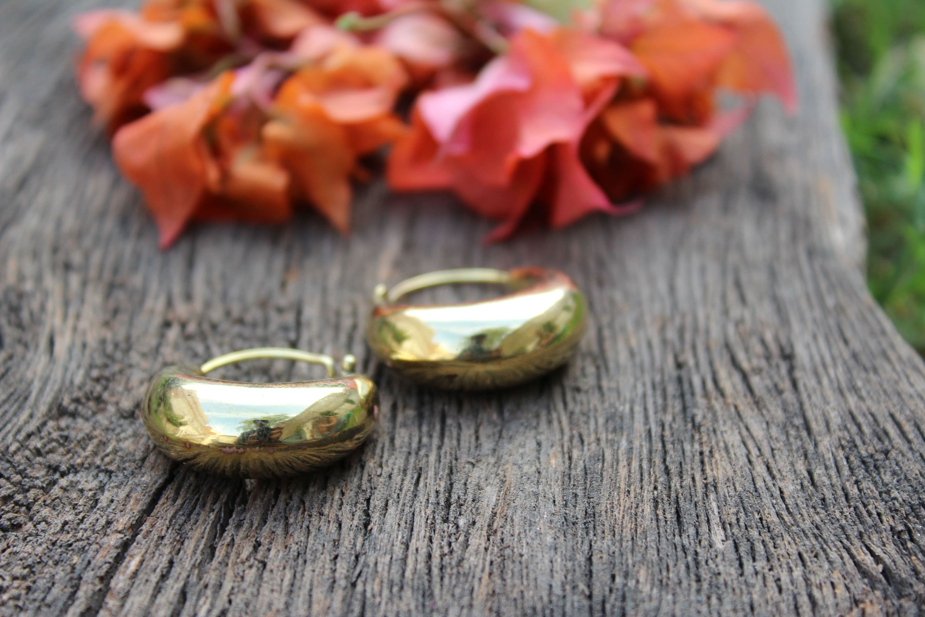 Tribal Brass Hoop Earrings ,gypsy Earrings, Ethnic Earrings,bohemian ...