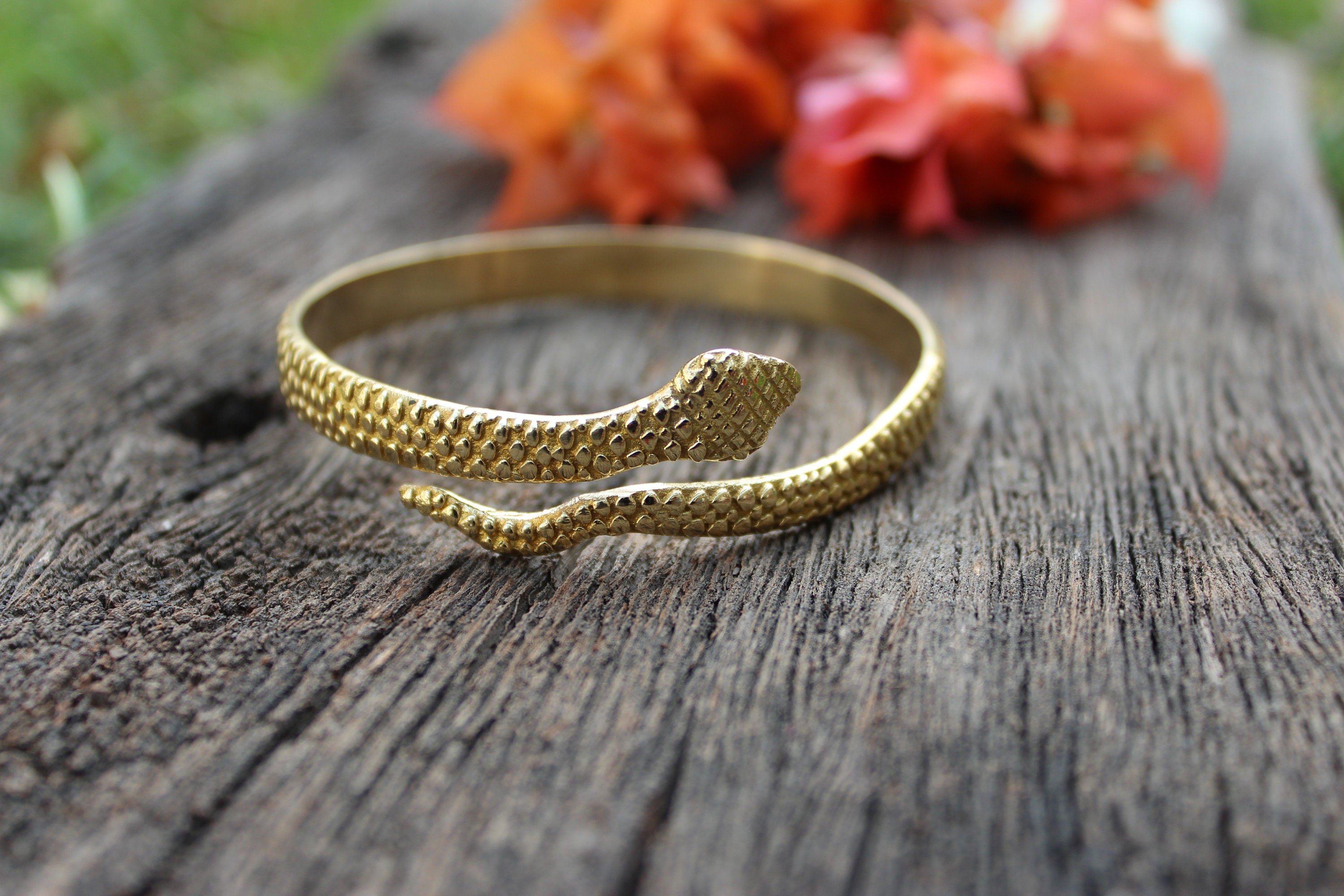 Snake Cuff Armband Snake Cuff Silver Hand Cuff Brass | Etsy