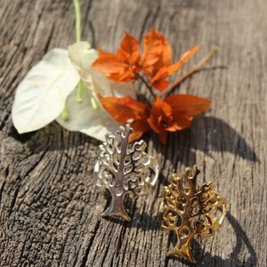 Tree Ring,adjustable Brass Ring, Handmade Ring,tree of Life Ring,multi ...