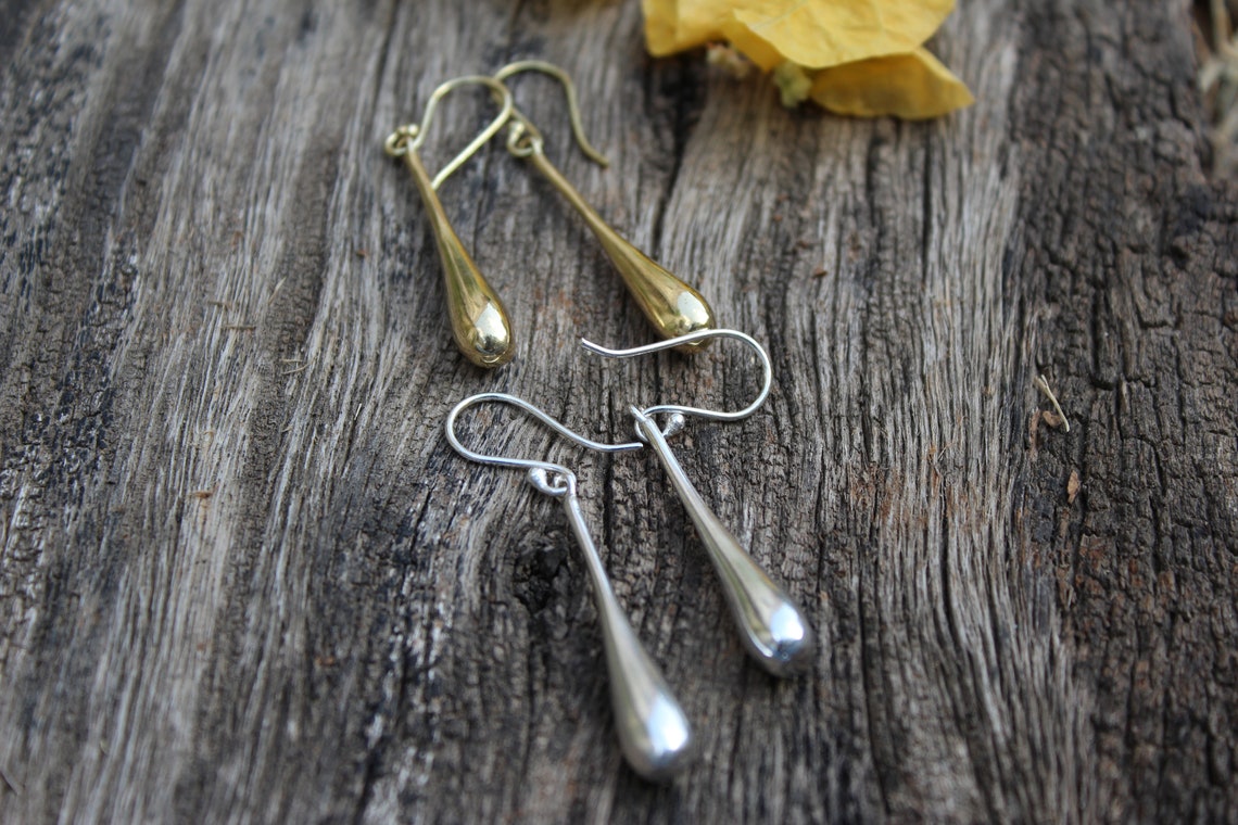 Teardrop Earrings,brass Earrings, Bohemian Earrings,boho Earrings ...