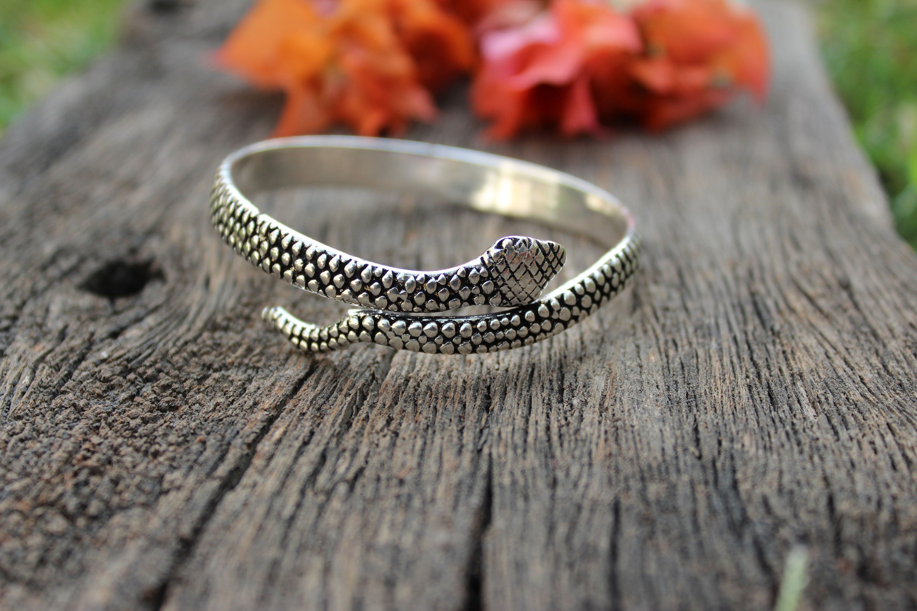 Snake Cuff Armband Snake Cuff Silver Hand Cuff Brass | Etsy