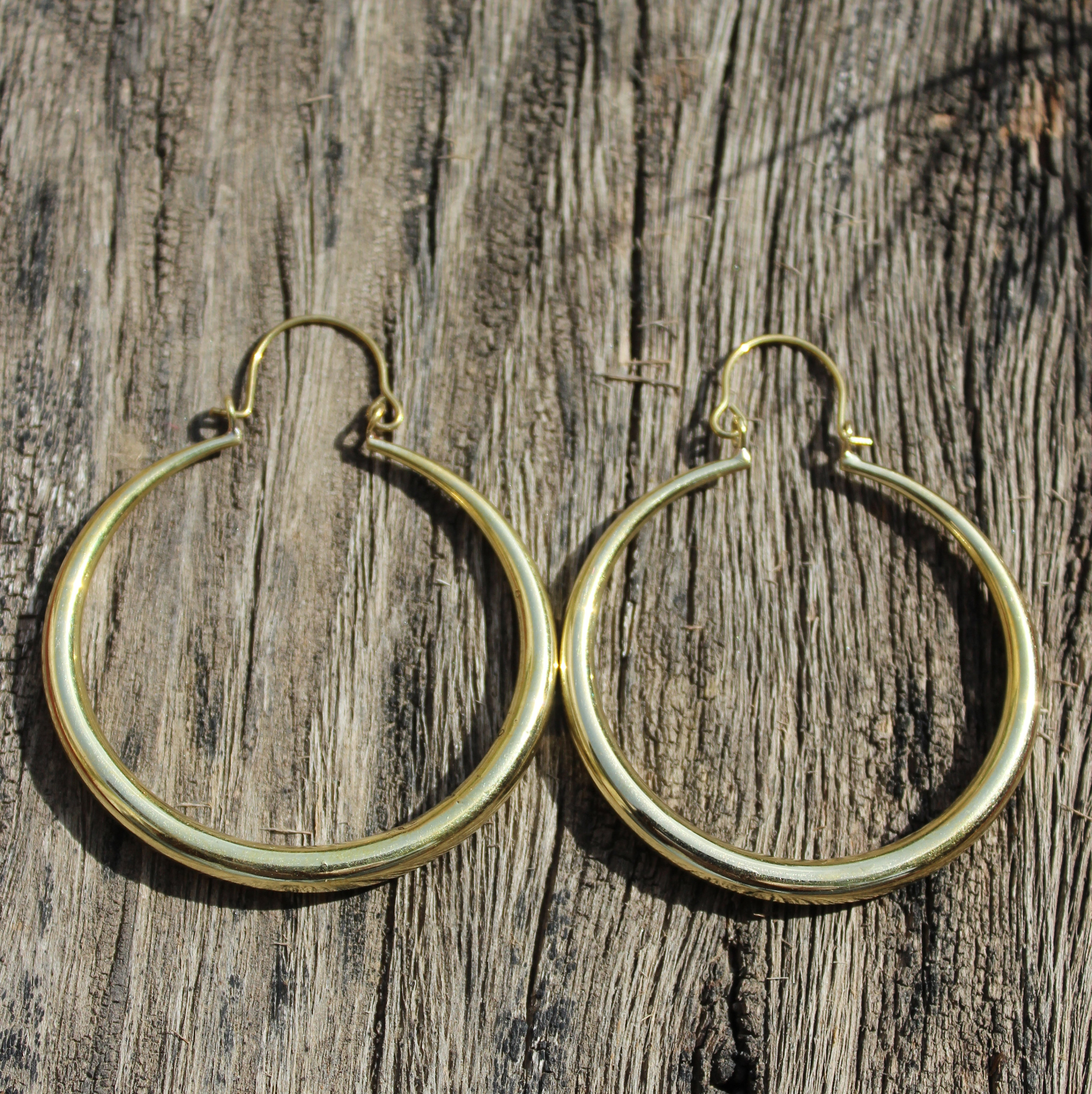 Circle Dangle Earrings Brass Hoop Earrings Infinity Circle - Etsy