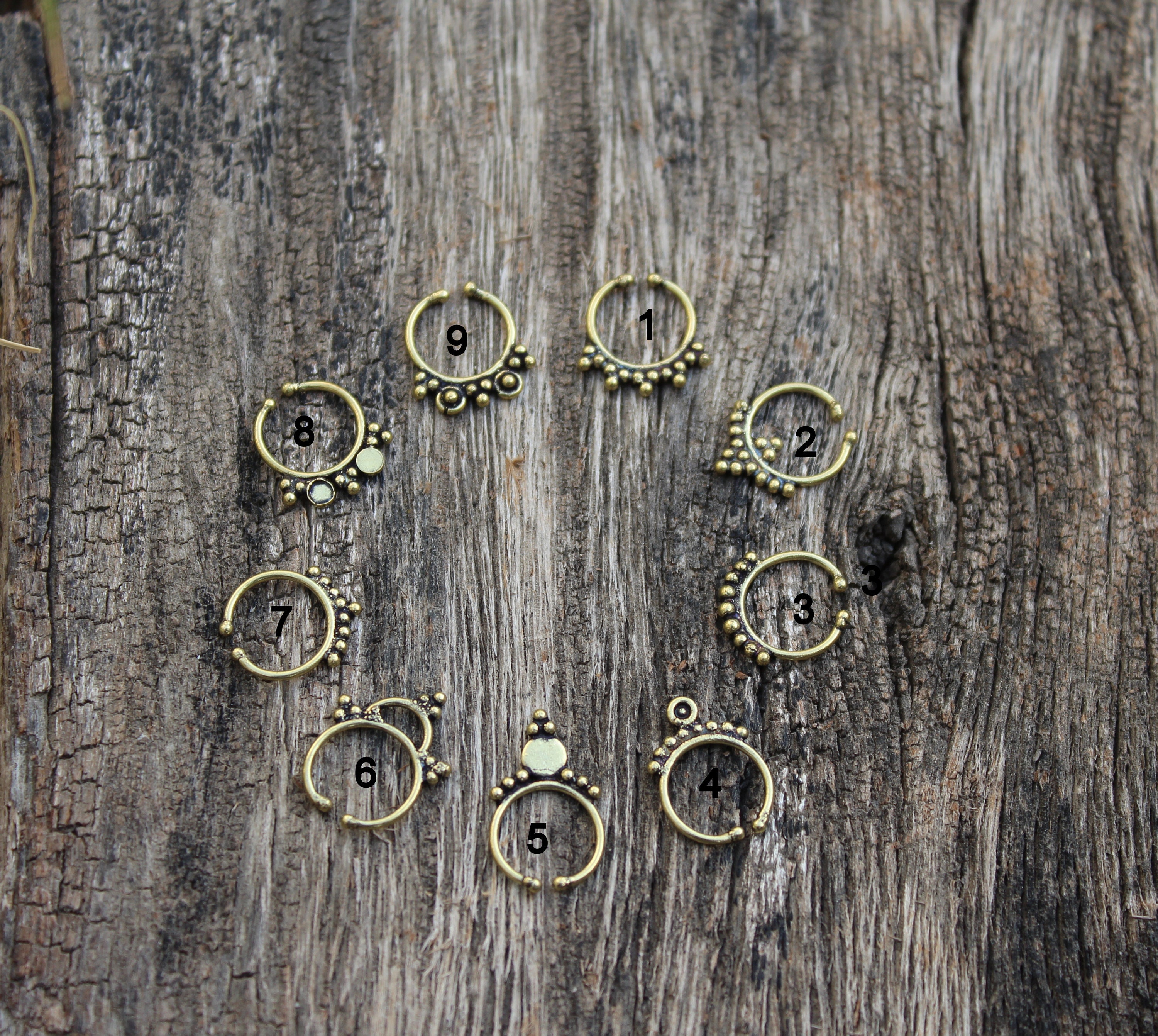 Septum Ring Real Septumhandmade Brass Septum Ring Septum - Etsy