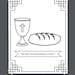 Communion Elements Children's Coloring Page - Etsy
