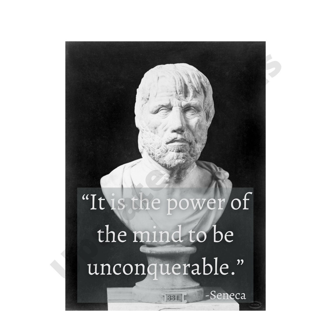 Seneca Stoicism Quote Poster Digital Download it is the - Etsy Ireland