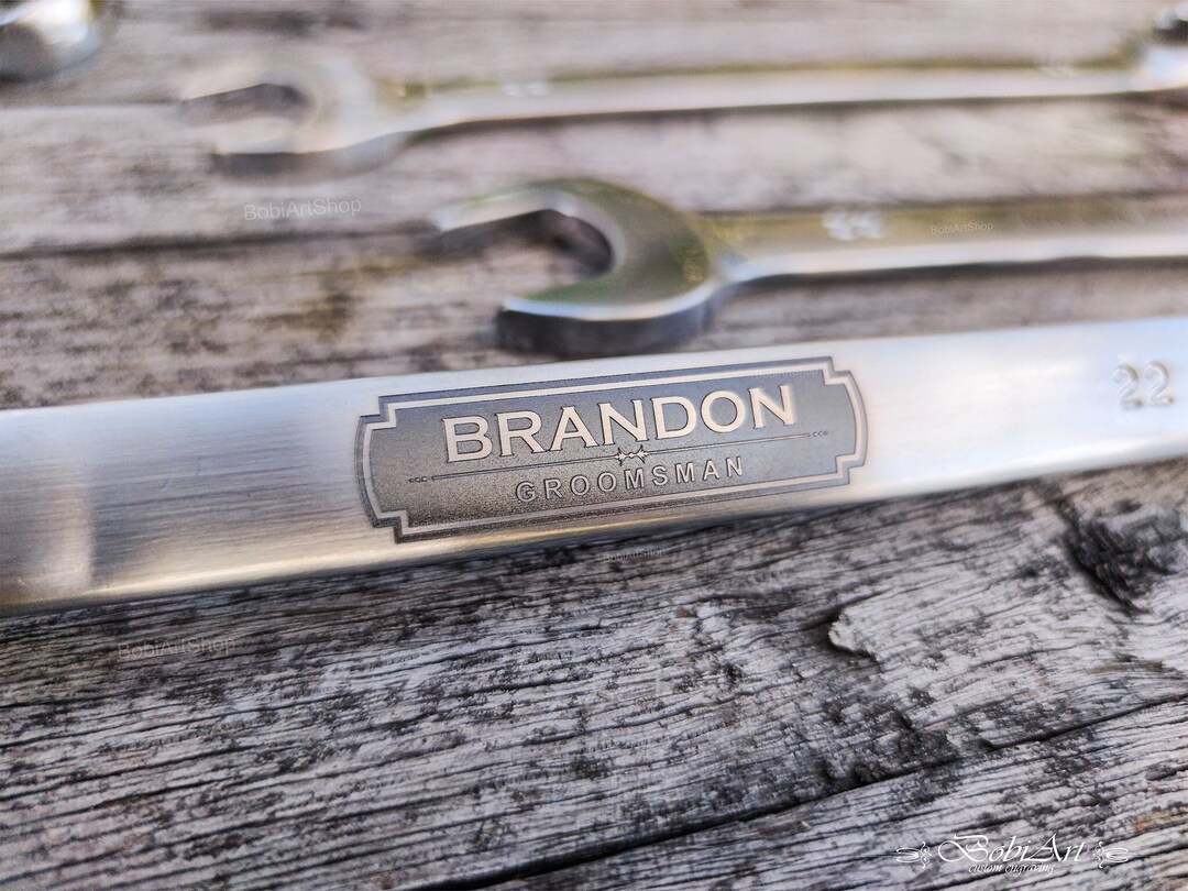 Custom Engraved Wrench, Perfect Gift for Groomsmаn and Groom ...