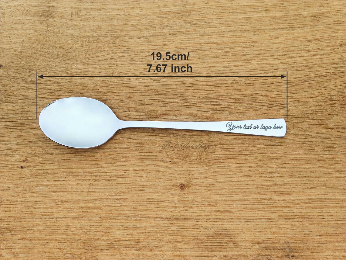 Personalized Spoon Engraved Custom Spoon Custom Text or - Etsy