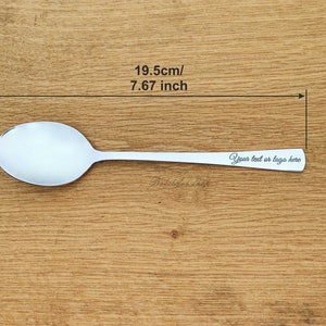 Personalized Spoon Engraved Custom Spoon Custom Text or - Etsy