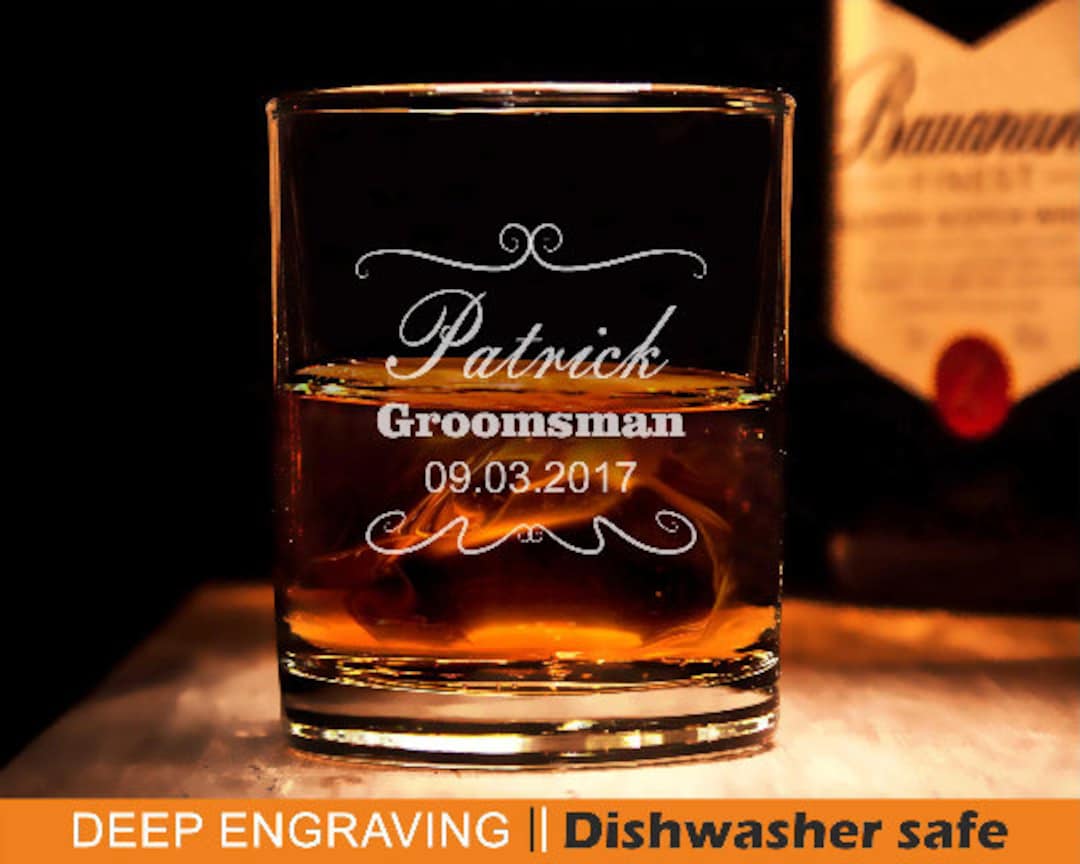 Custom Engraved Glass, Personalized Glasses, Engraved Whiskey Glass ...