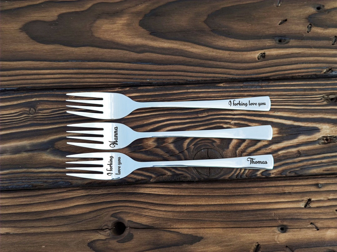 Personalized Fork, Custom Engraved Fork, Fork With Name or Text ...