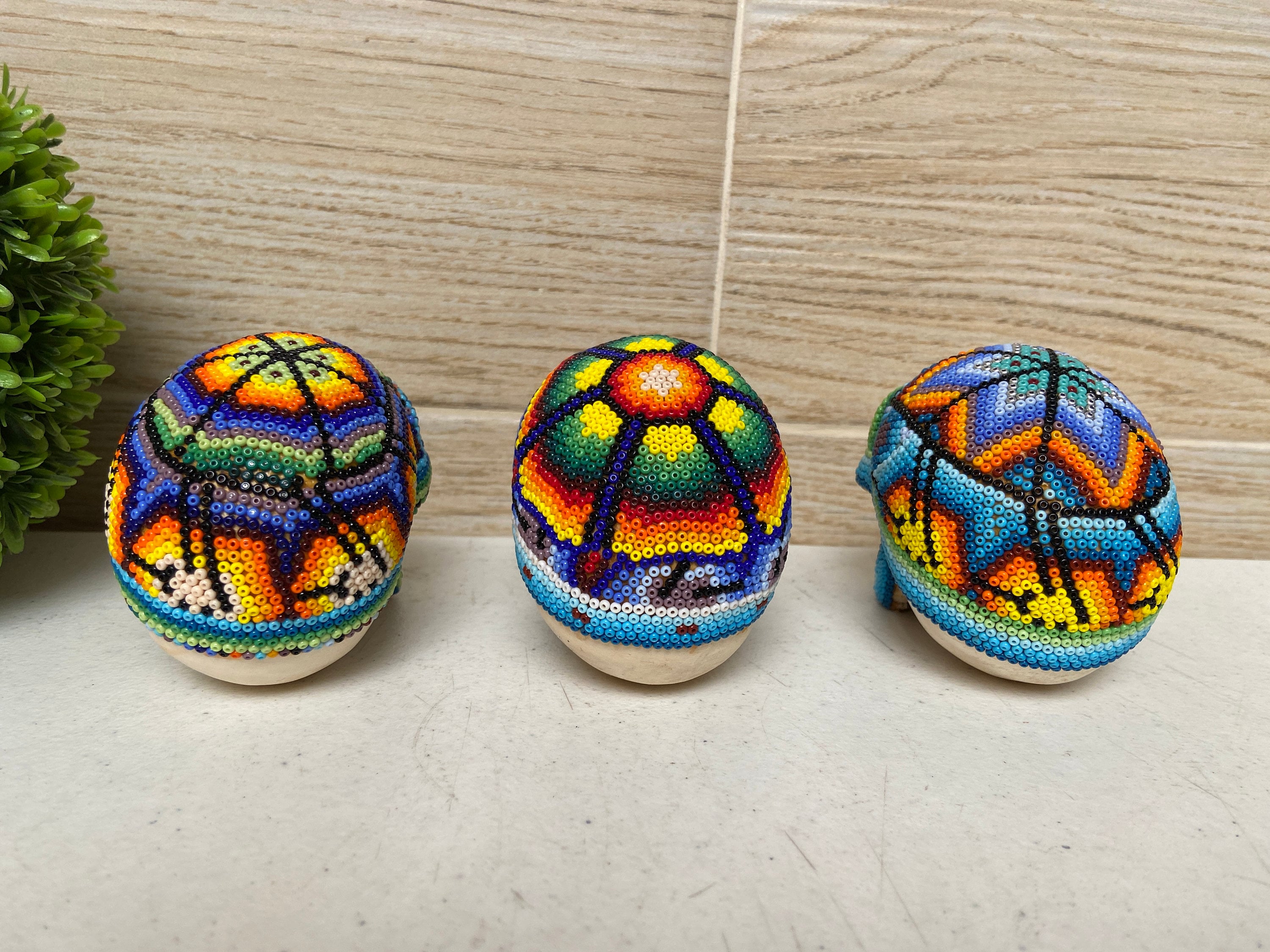 Huichol Skull Huichol Decor Huichol Beadwork Mexican Art - Etsy