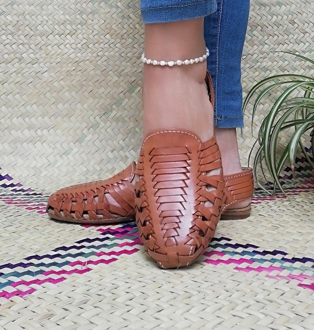 Handmade Mexican Huaraches – Authentic Leather Sandals – 50% Off! - Etsy