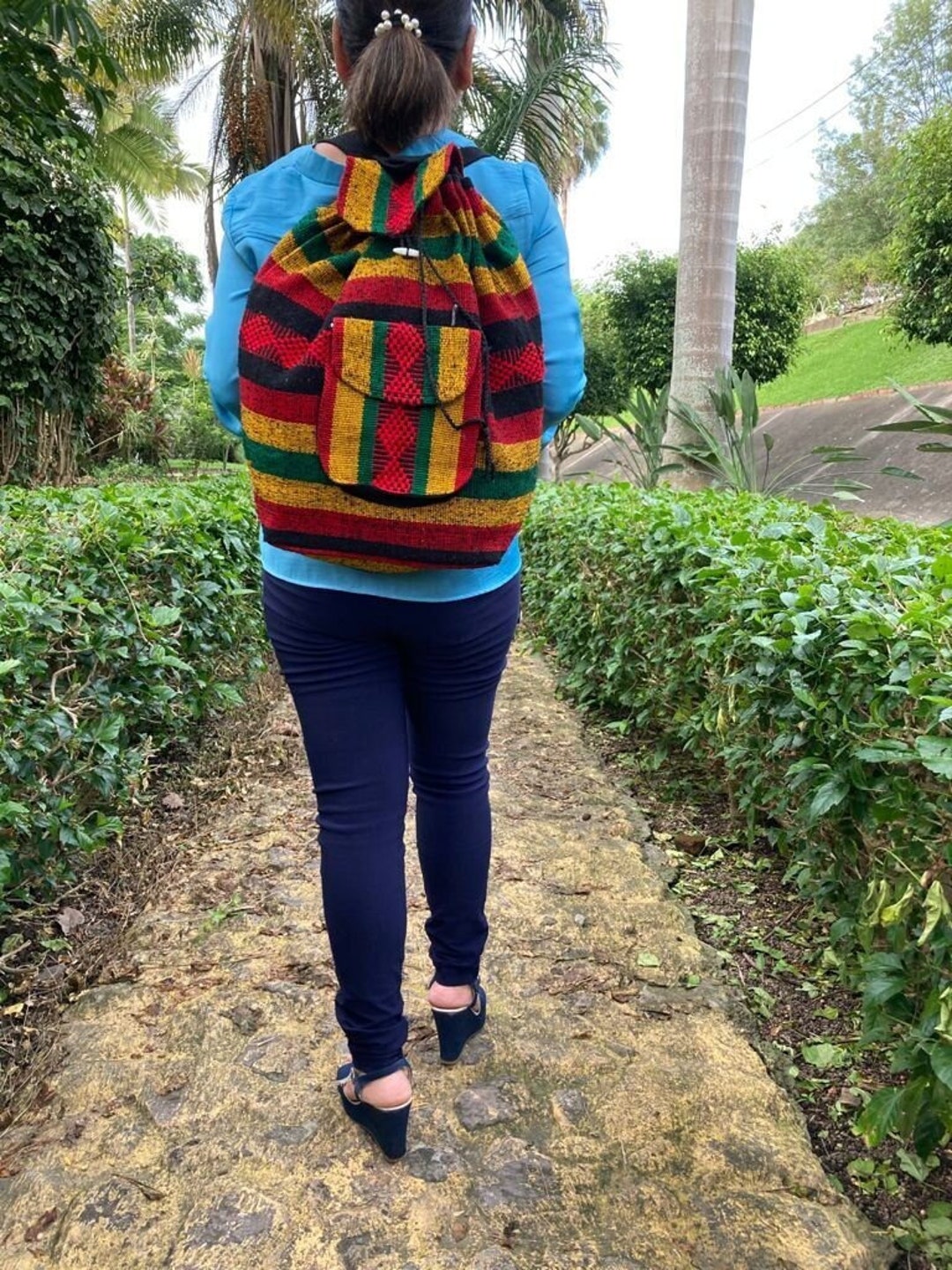 Handmade Mexican Backpack, Boho Backpack, Mexican Woven Backpack ...