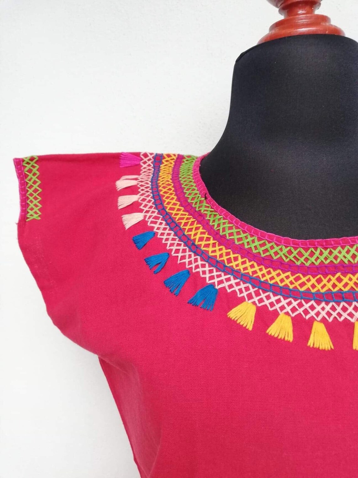 Mexican Handmade Blouse Ethnic Blouse With Beautiful Hand - Etsy