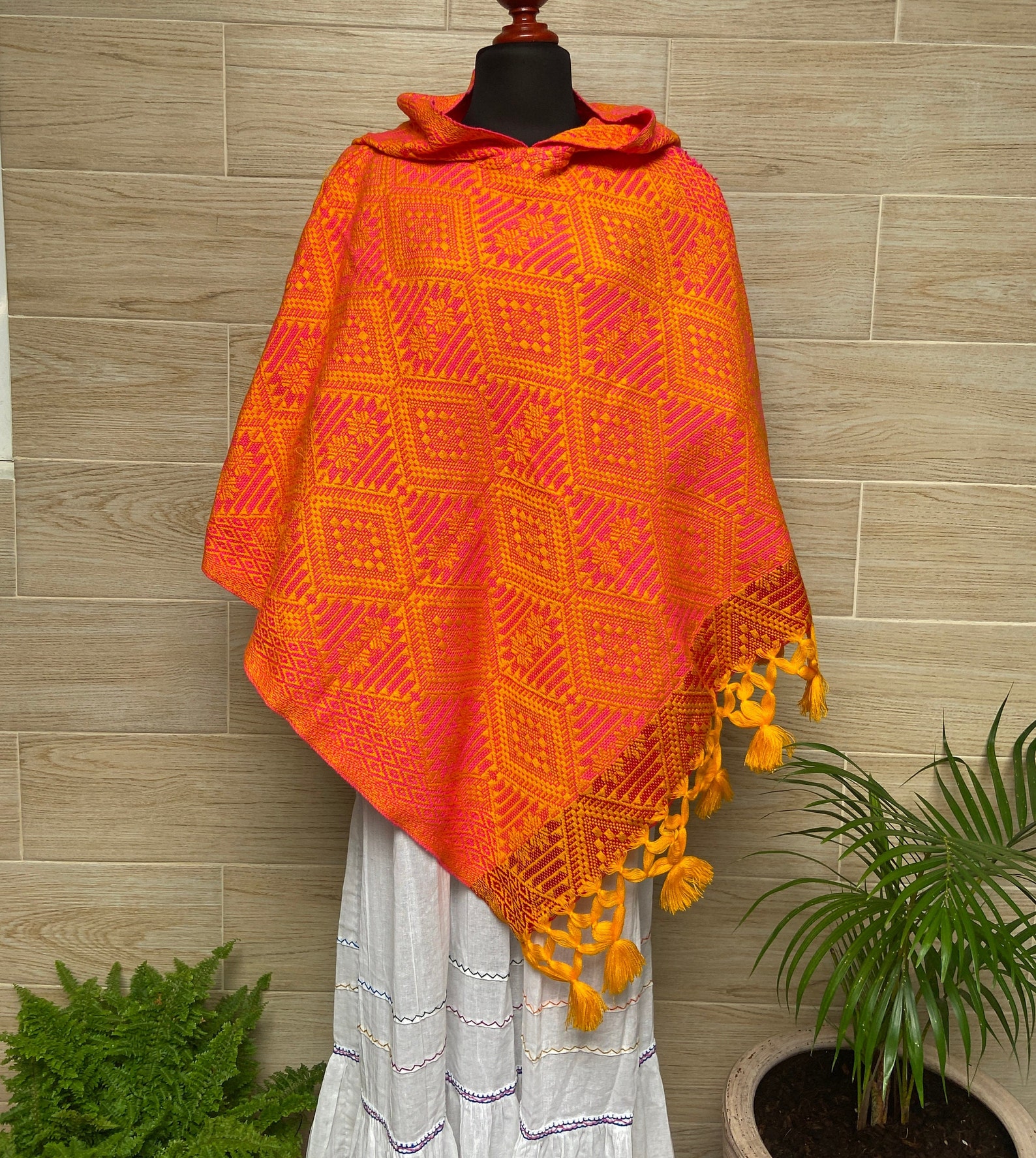 Mexican Handcrafted Cape Mexican Poncho Mexican Cape Woven - Etsy