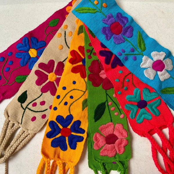 Embroidered Sash - Etsy