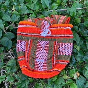 Handmade Mexican Backpack, Small Backpack, Boho Backpack, Mexican Woven ...