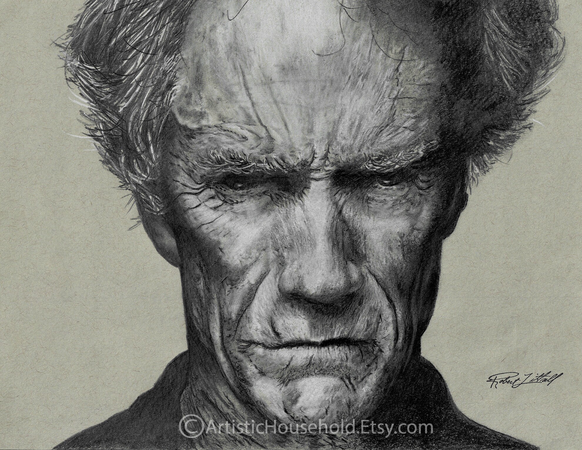 Clint Eastwood Drawing