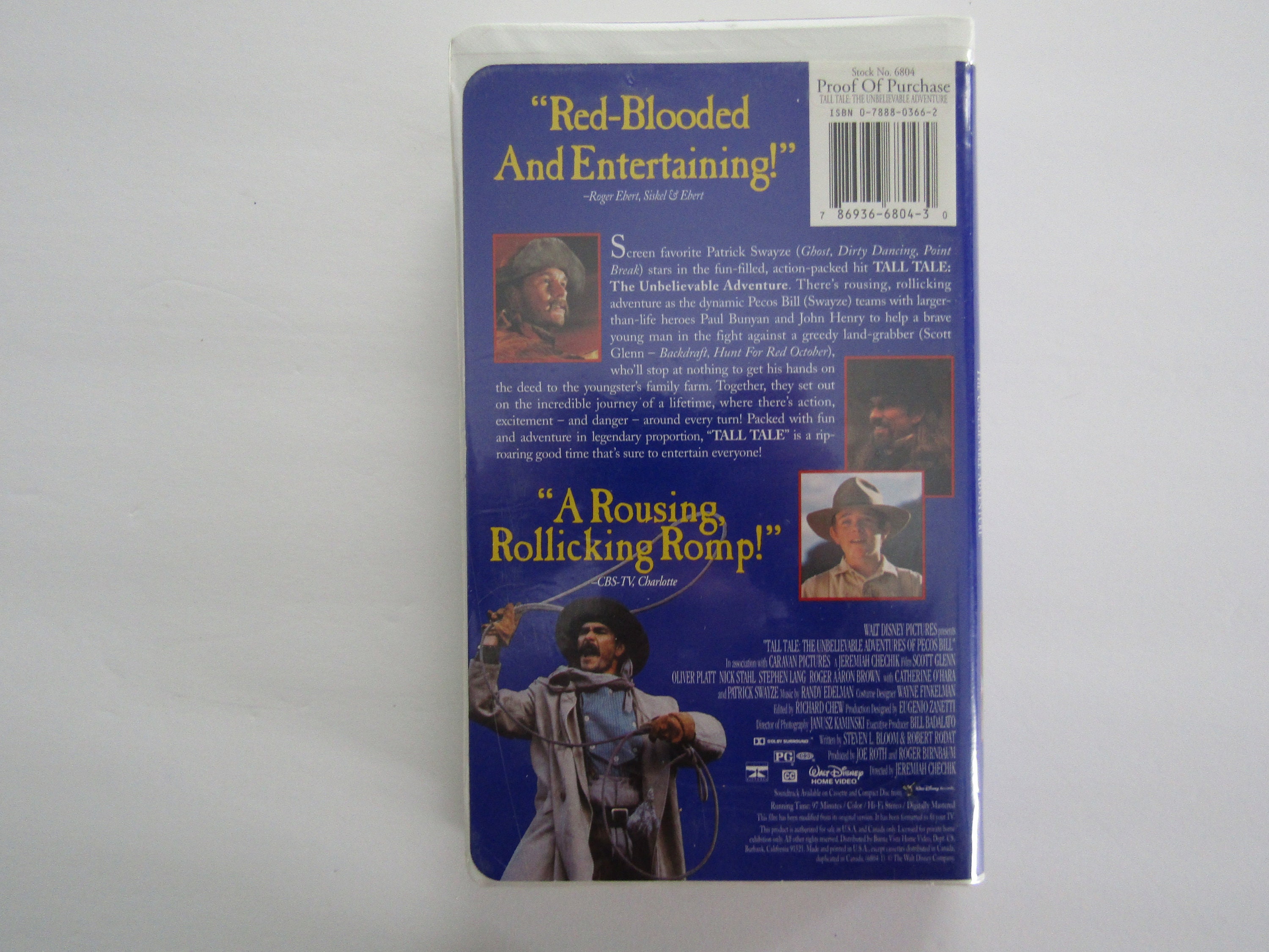 Disney’s Tall Tale: the Unbelievable Adventure (VHS, Clamshell, 1996 ...