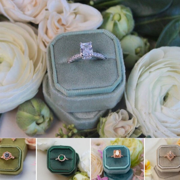 Velvet Ring Box - Etsy