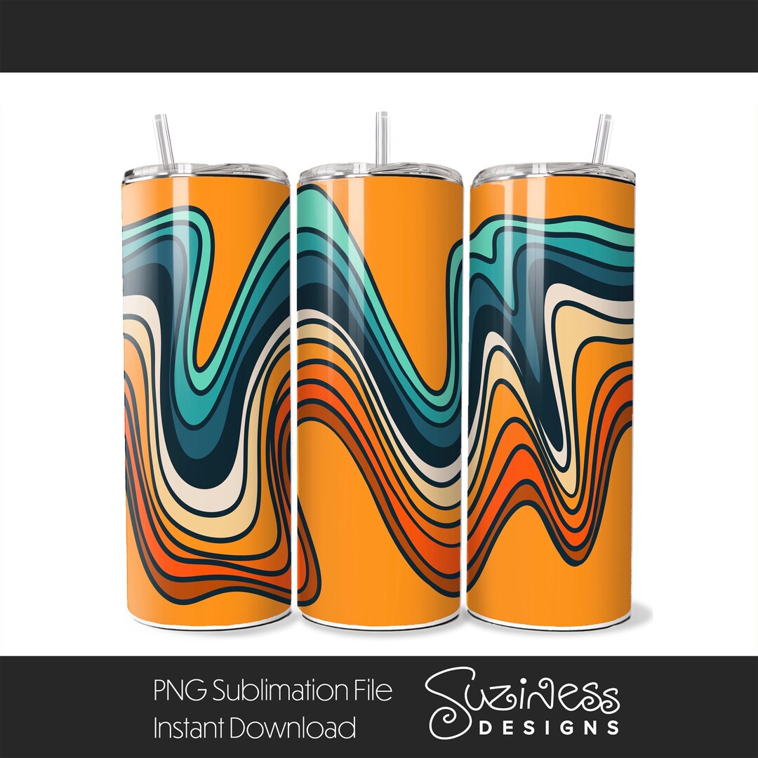 Funky Groovy and Wavy Stripes Funkadelic Seamless Digital Download ...