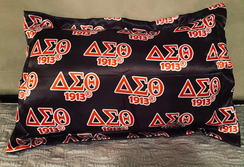 Delta Sigma Theta Pillow Case DST Pillow Case Red or Black - Etsy