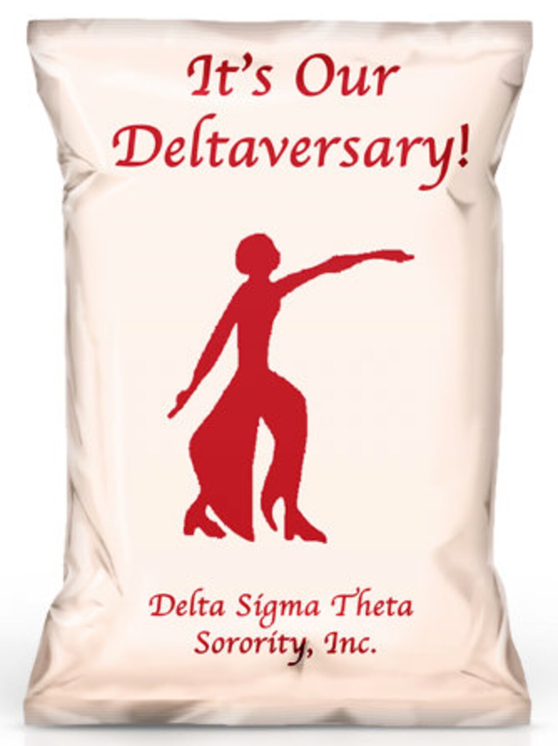 Delta Sigma Theta Chip Bag - Favor Bags - DST - Delta Sigma Theta ...