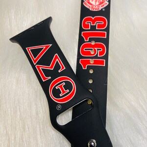 Delta Watch Bands - Delta Sigma Theta Gifts - Soror Gifts - DST Apple ...