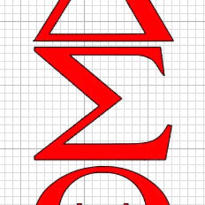 Delta Car Decal - Delta Sigma Theta Car Decal - Delta Sigma Theta ...