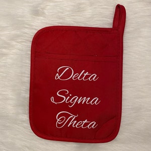 Delta Pot Holders, Pot Holders, DST, Delta Sigma Theta, Delta Soror ...