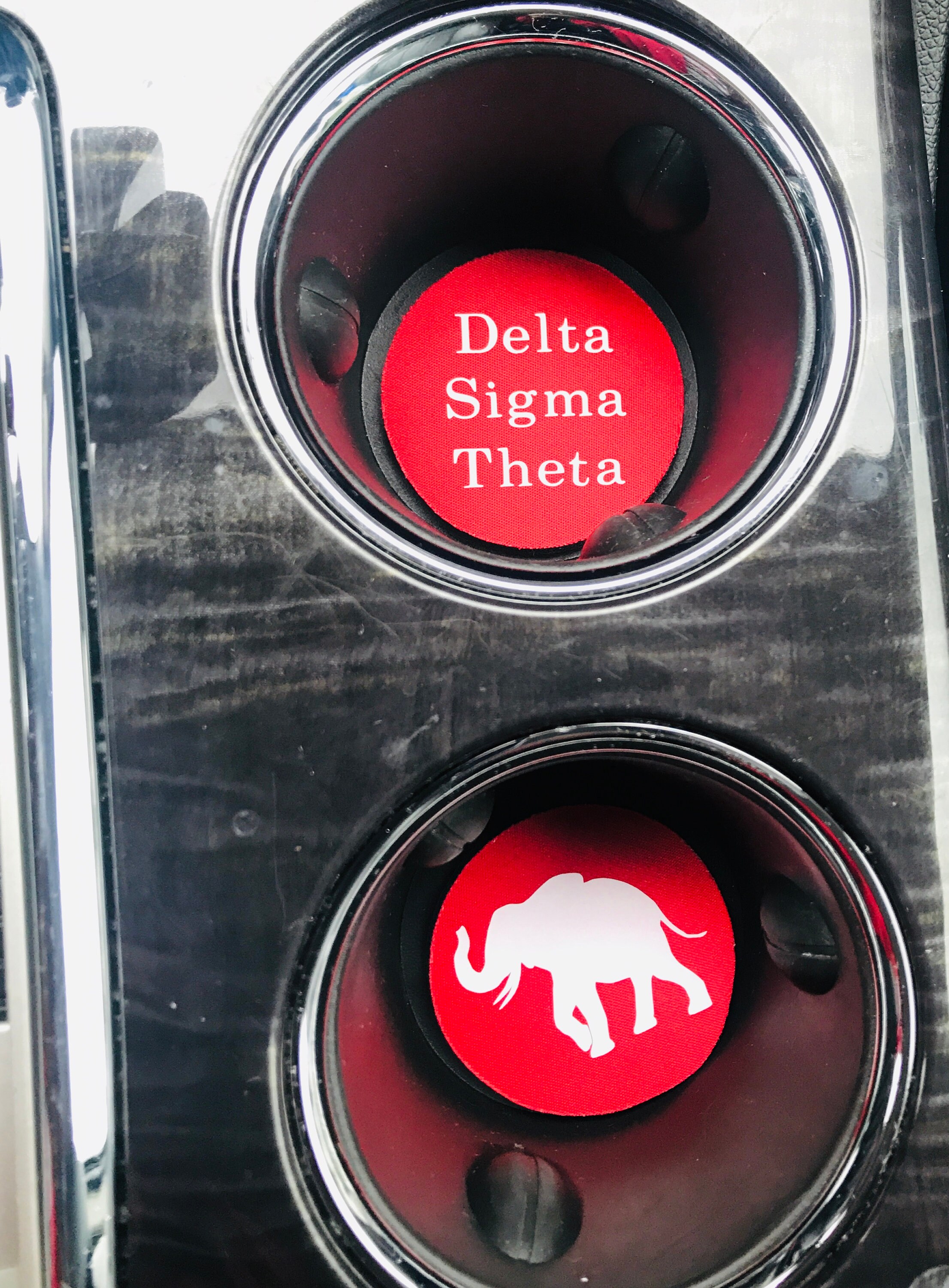 DST Car Coasters Delta Sigma Theta Car Coasters Delta Car | Etsy