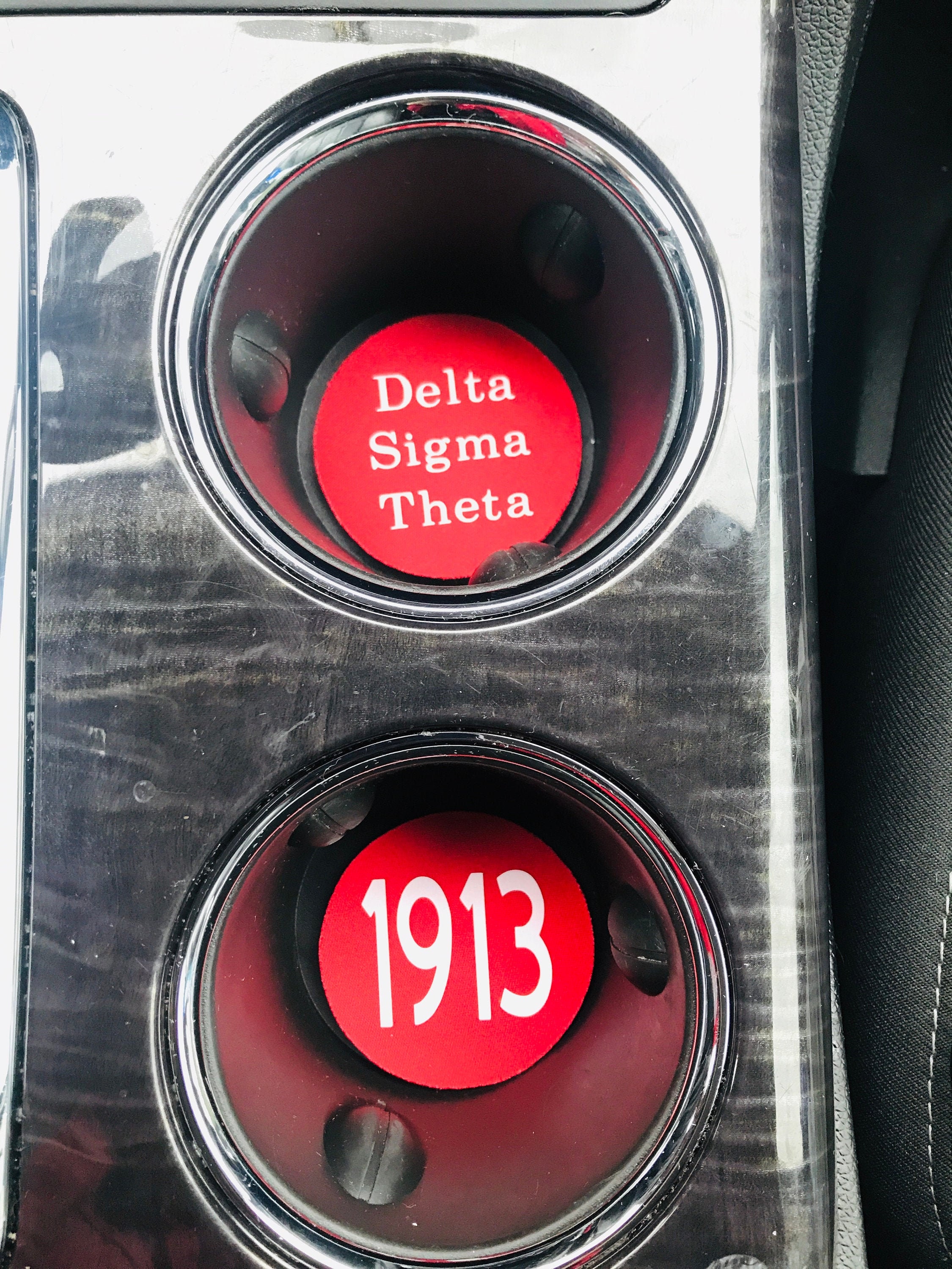 DST Car Coasters Delta Sigma Theta Car Coasters Delta Car | Etsy