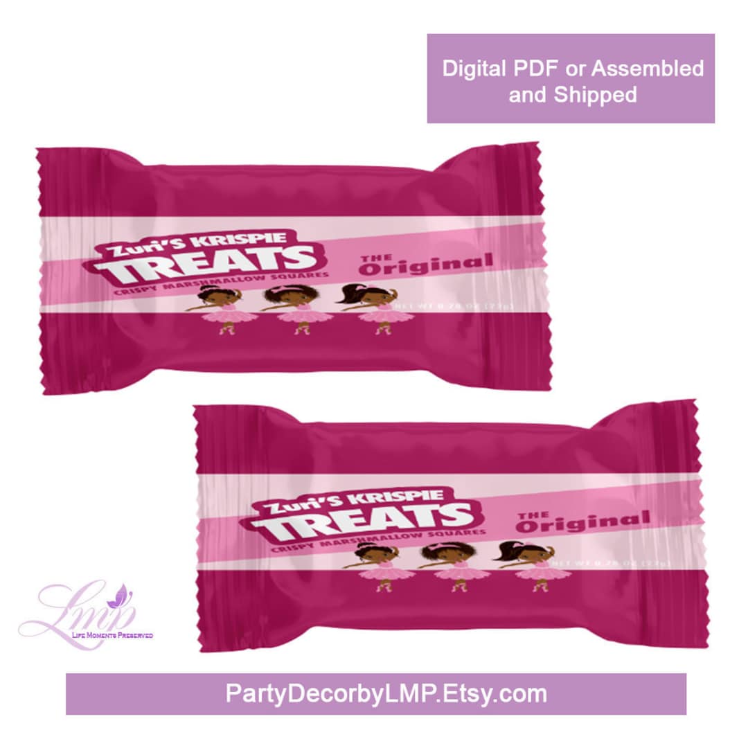 Ballerina Rice Krispie Treats - Ballerina Theme Party - Ballet Party ...