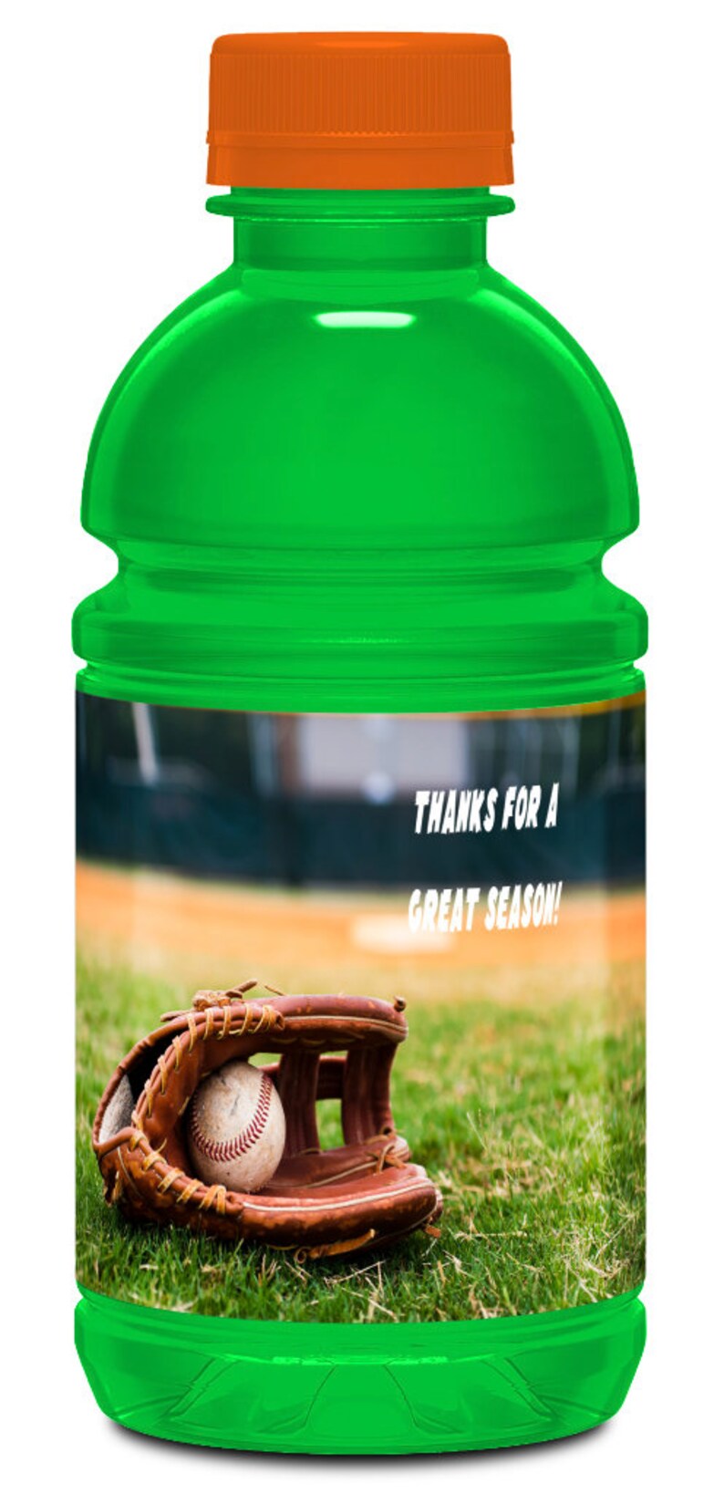 Baseball Sport Bottle Label - Gatorade Label - Baseball Custom Label ...