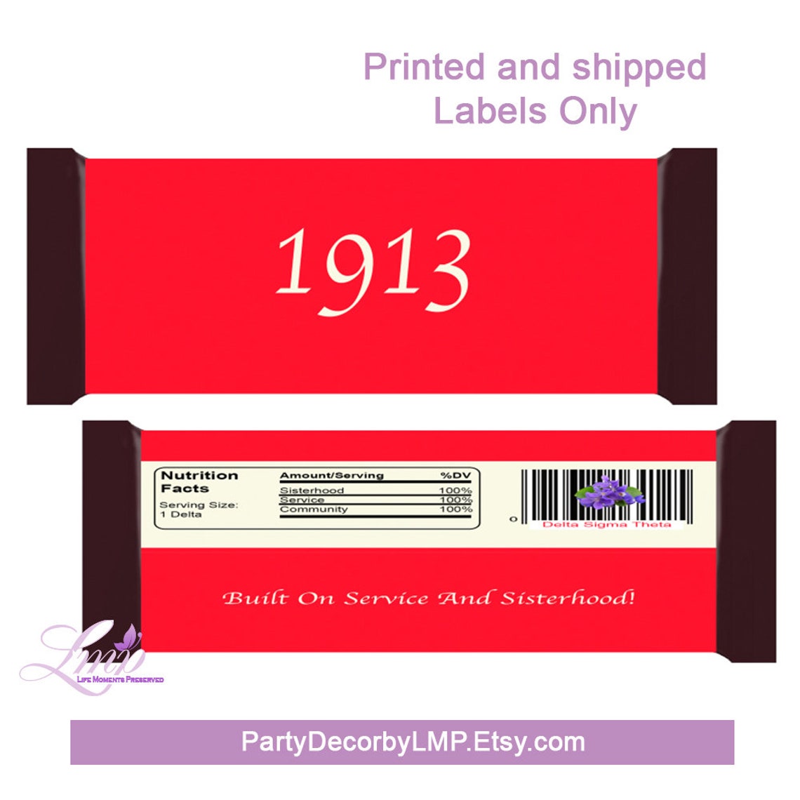 Delta Sigma Theta - Delta Water Bottle - Delta Water Bottle Labels ...