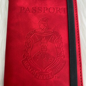 Delta Passport Cover Delta Sigma Theta Passport Holeder Soror Gifts DST ...
