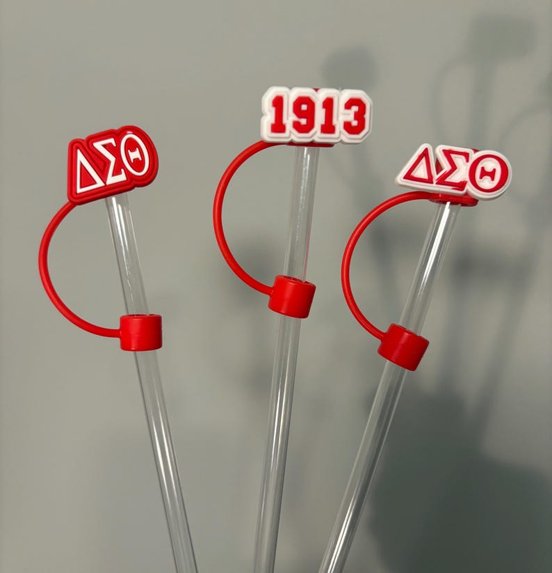Delta Straw Toppers - Straw Topper - Delta Gift Ideas - Delta Soror ...