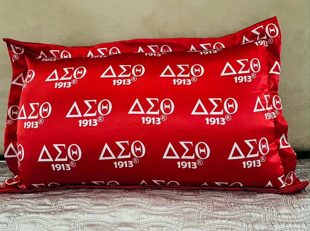 Delta Sigma Theta Pillow Case DST Pillow Case Red or Black - Etsy