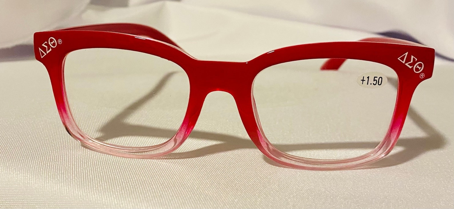 Delta Reading Glasses - Delta Sigma Theta Gifts - Soror Gifts - DST Glasses - Red and White ...