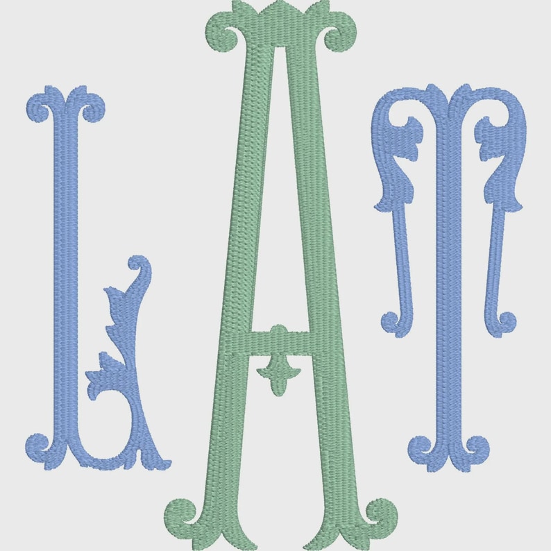 Monogram Embroidery Font Bundle: Maxwell & Merit .bx + Machine Files ...