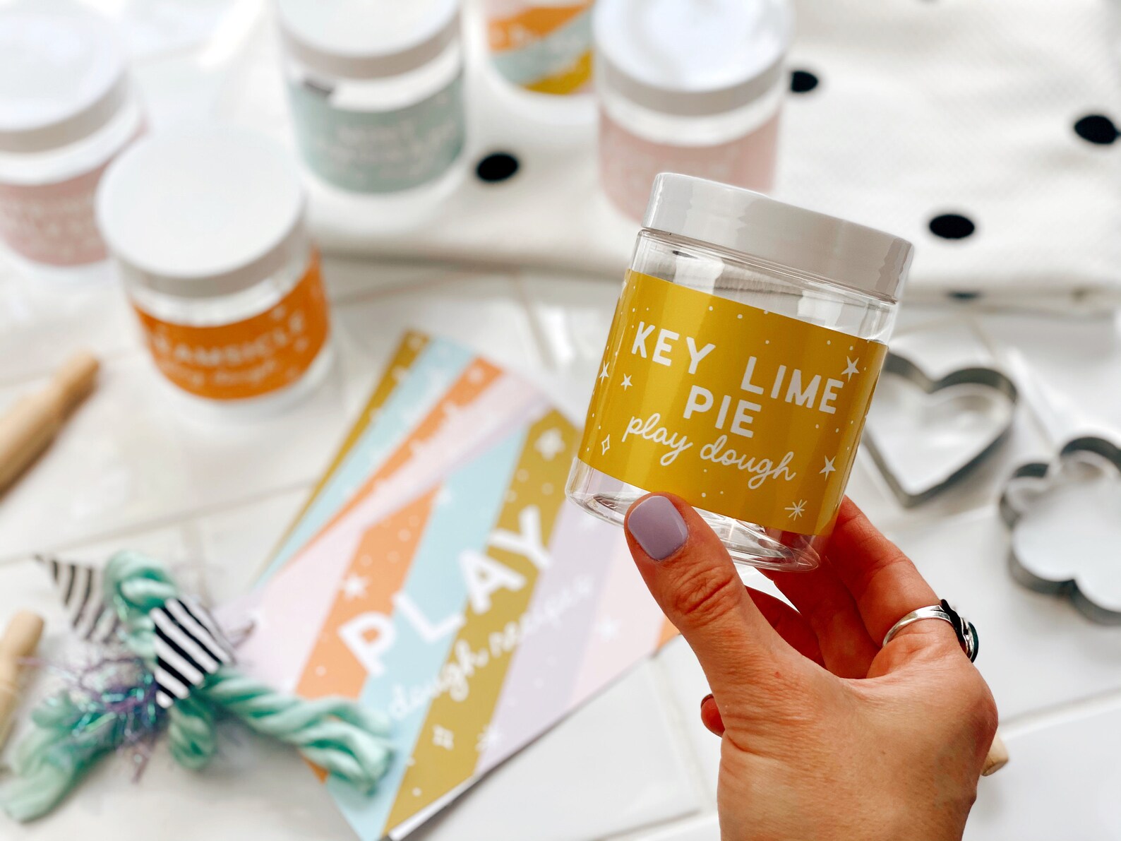 Download Print Play Dough Recipes and Stickers Etc. | Etsy