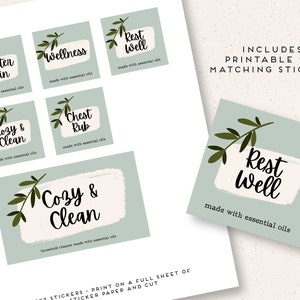 Download + Print | "winter Wellness With Essential Oils" Postcard and ...