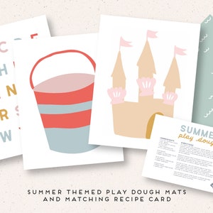 Download Print Kids Summer Blends Play Dough Recipe and | Etsy