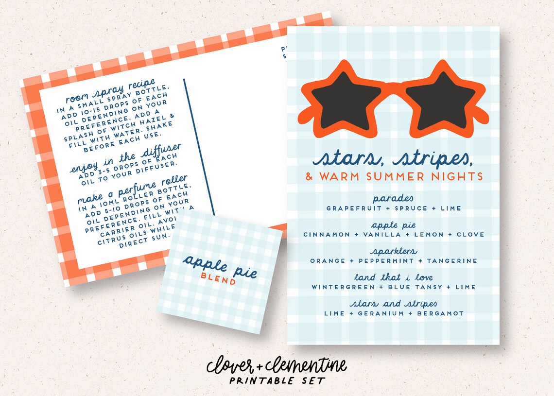 Download + Print | "stars and Stripes" Card and Label Set | Patriotic ...