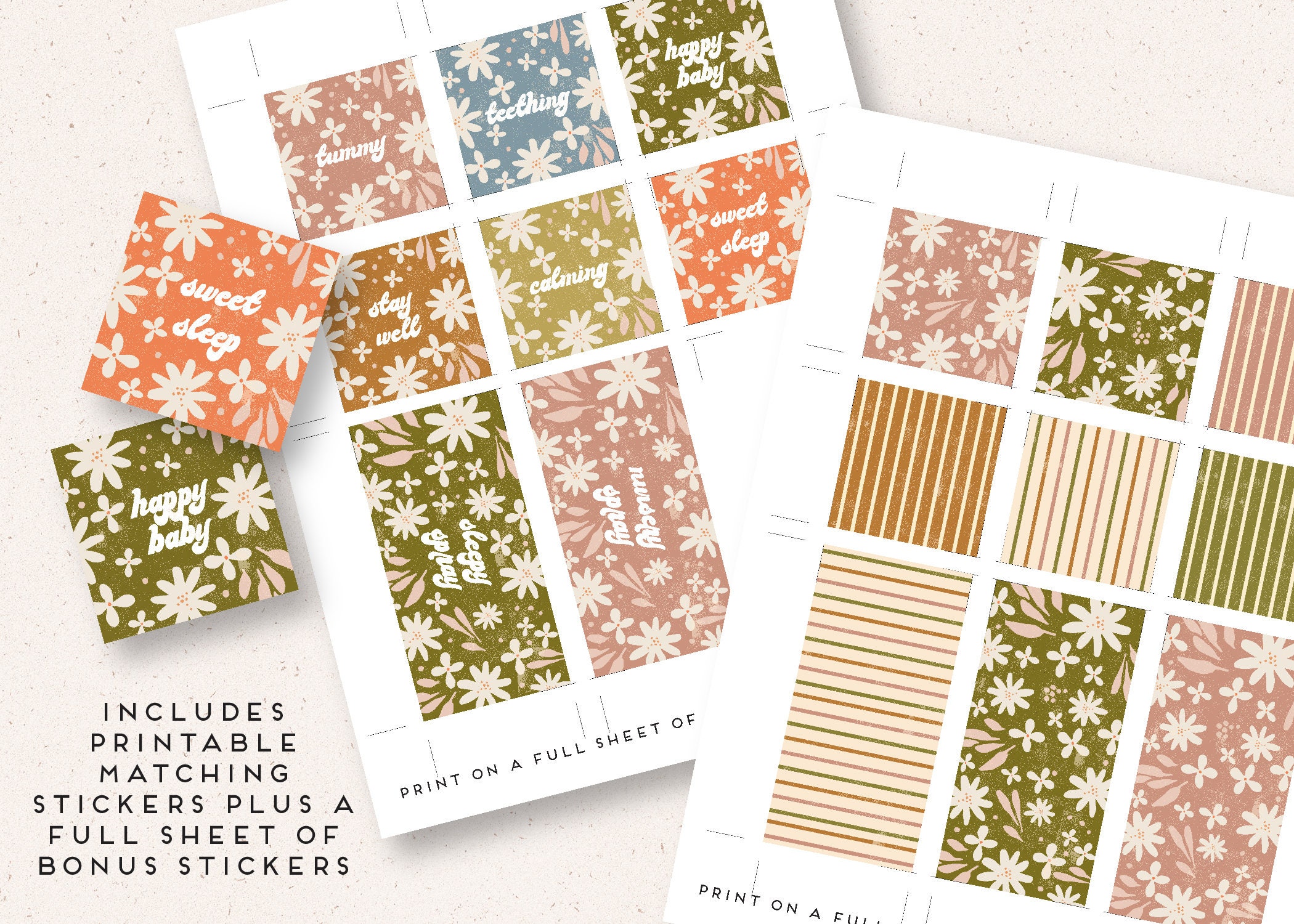 Download Print Boho Baby Baby Recipe and | Etsy