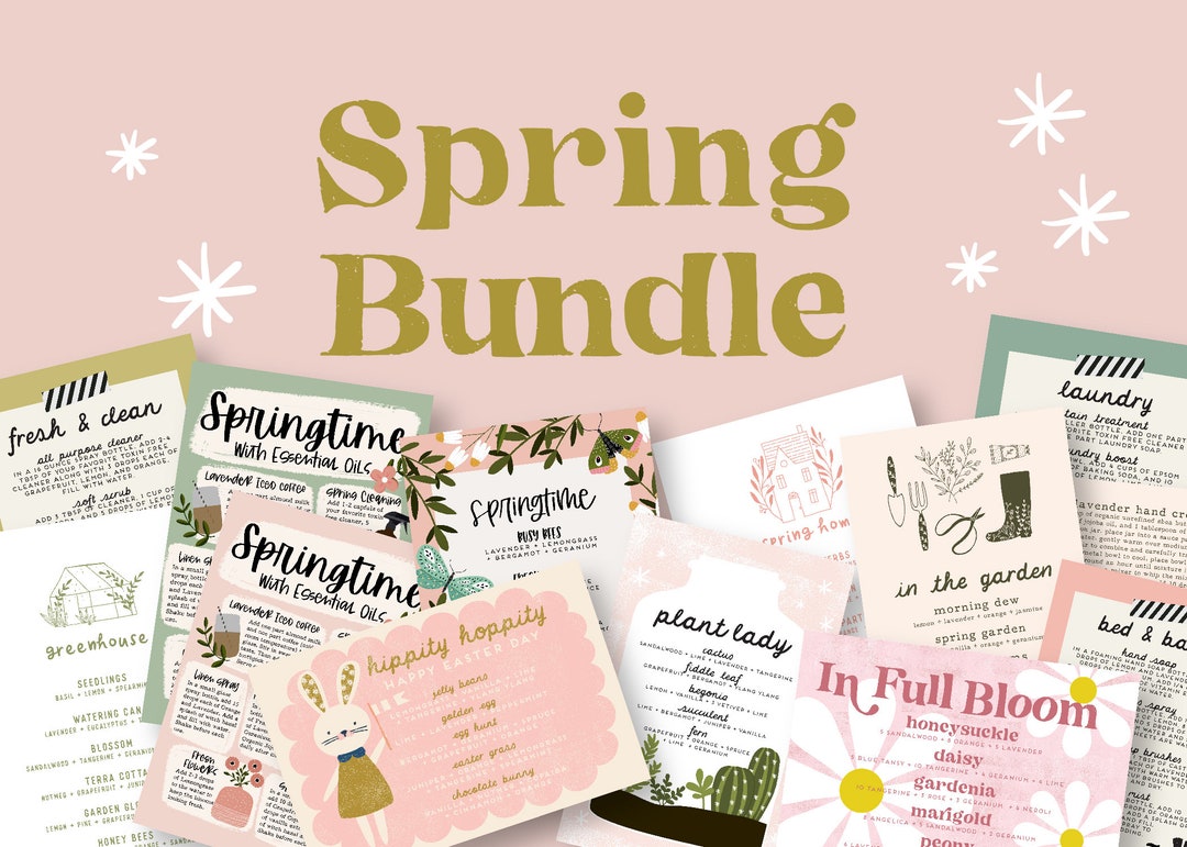 Spring Collection 2021 | Cards, Recipes and Label Sets | Download ...