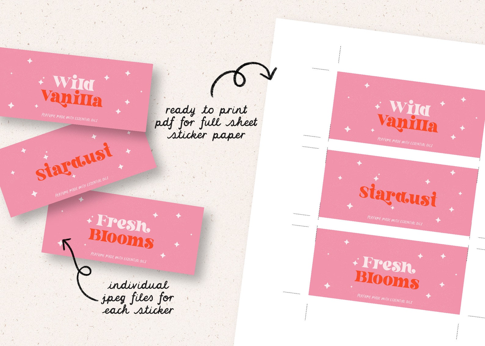 Download + Print | "love Notes Perfume Blends" Valentine 2023 Blends ...