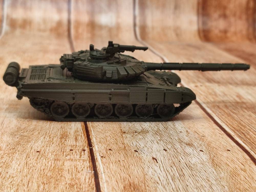 Scale Model 1/72 Tank T-72 B3 - Etsy